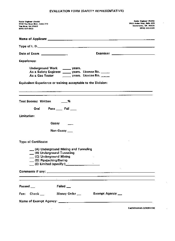 DOSH P&P - CERTIFICATION OF SAFETY REPRESENTATIVES FOR UNDERGROUND ...